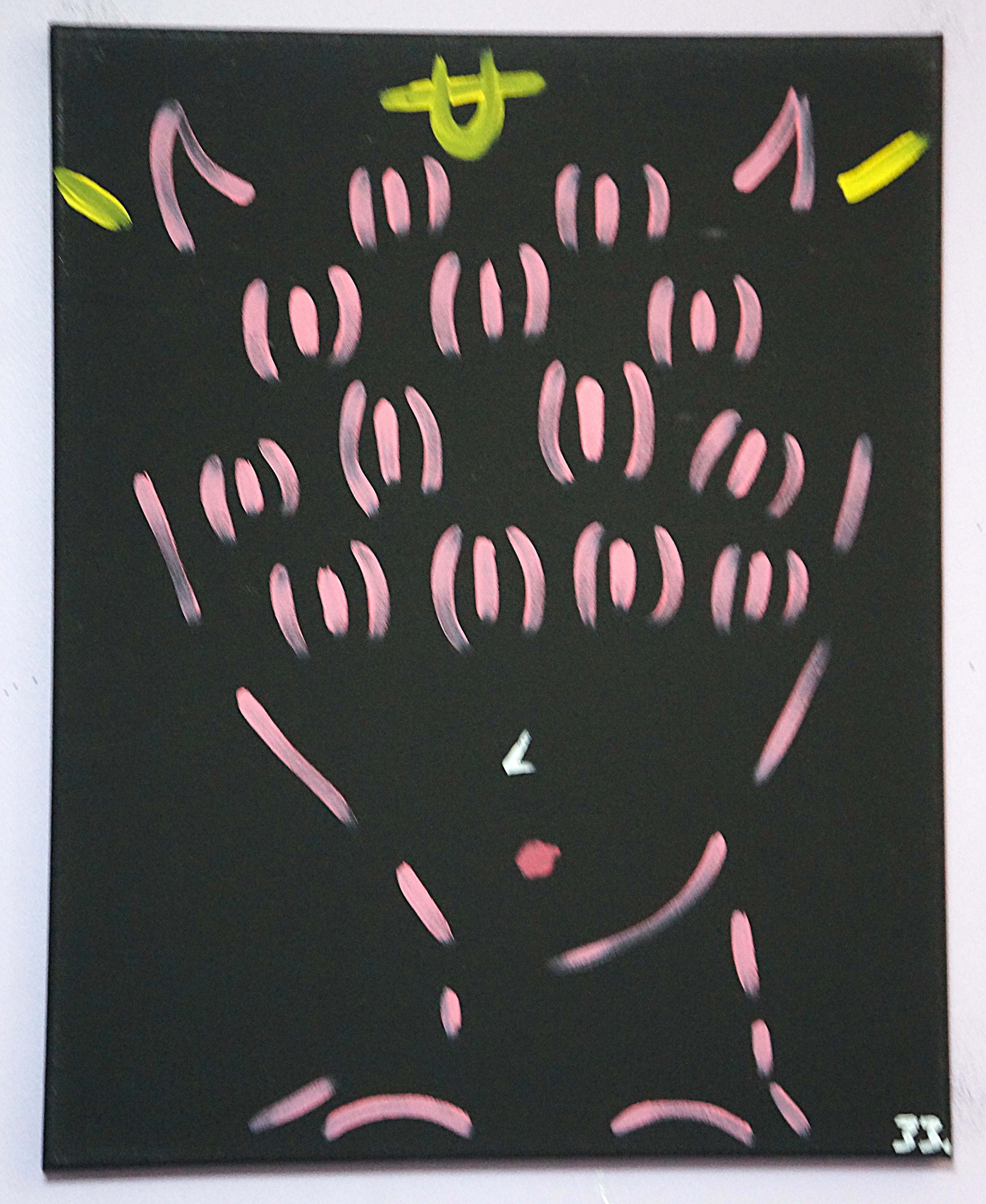 33 – Enlighten’d Pussy Deviless (2025) – Acrylic on 16 x 20 Canvas – 33 ...