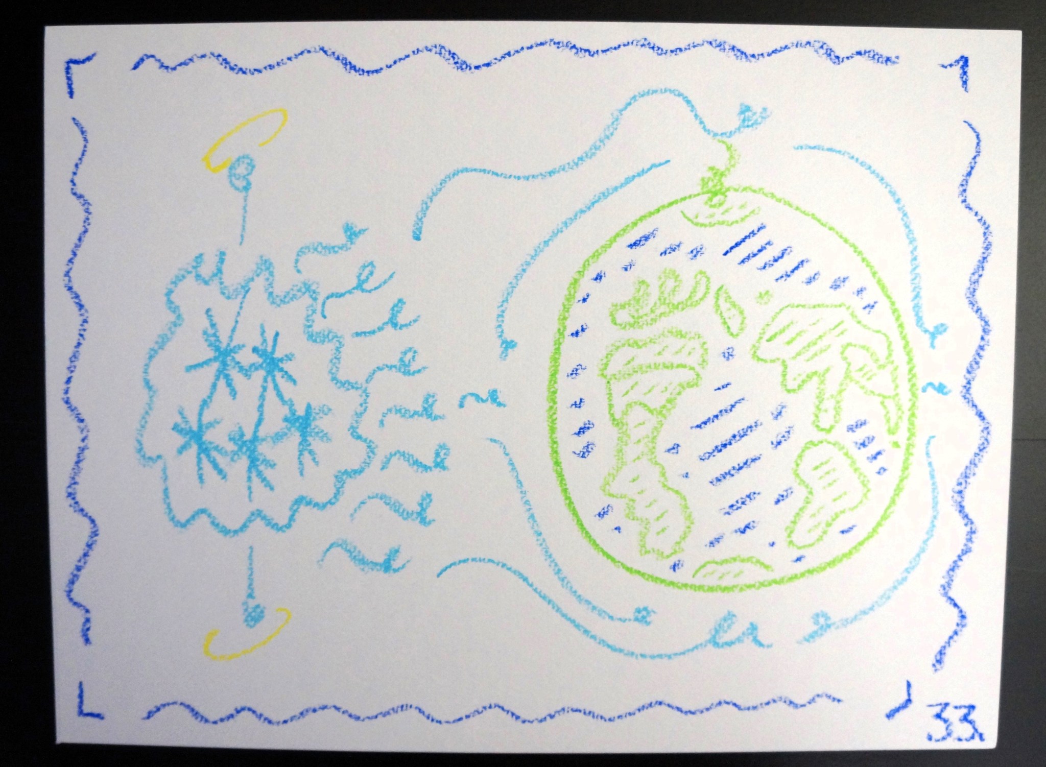 33 – Oil Pastel Series – Part V (2026) – (Oil Pastel on 9×12 Drawing ...