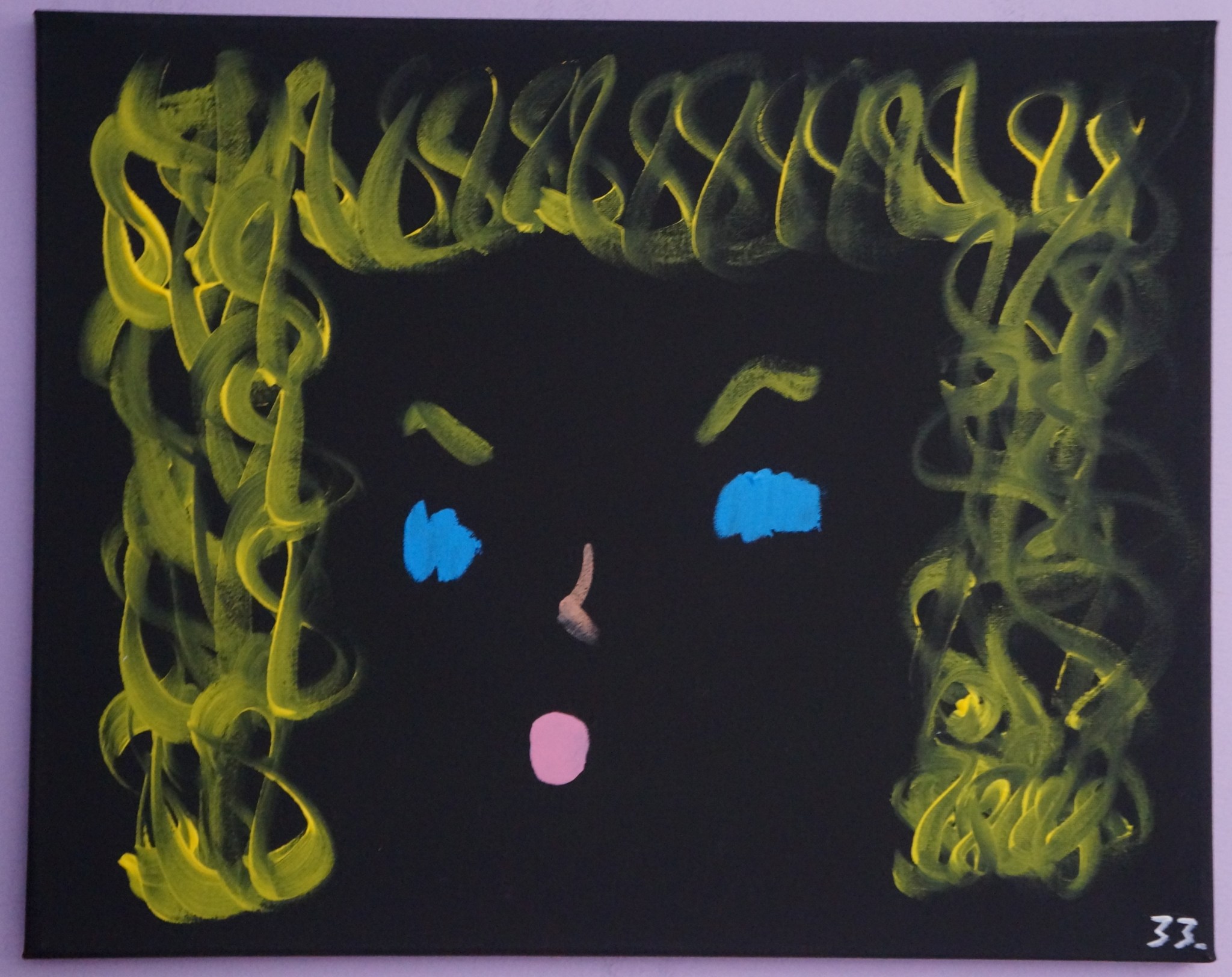 33 – Kaye (2026) – Acrylic on 16×20 Canvas – 33 the Artist