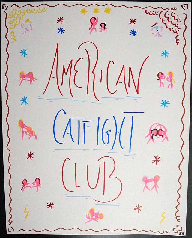 33 – American Catfight Club (2026) – Marker on 22×28 Bristol Board – 33 ...